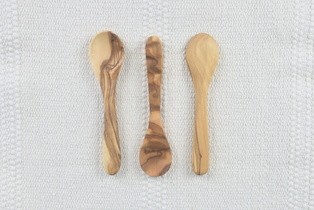 Mini Olive Wood Spoons | Dirty South Pottery